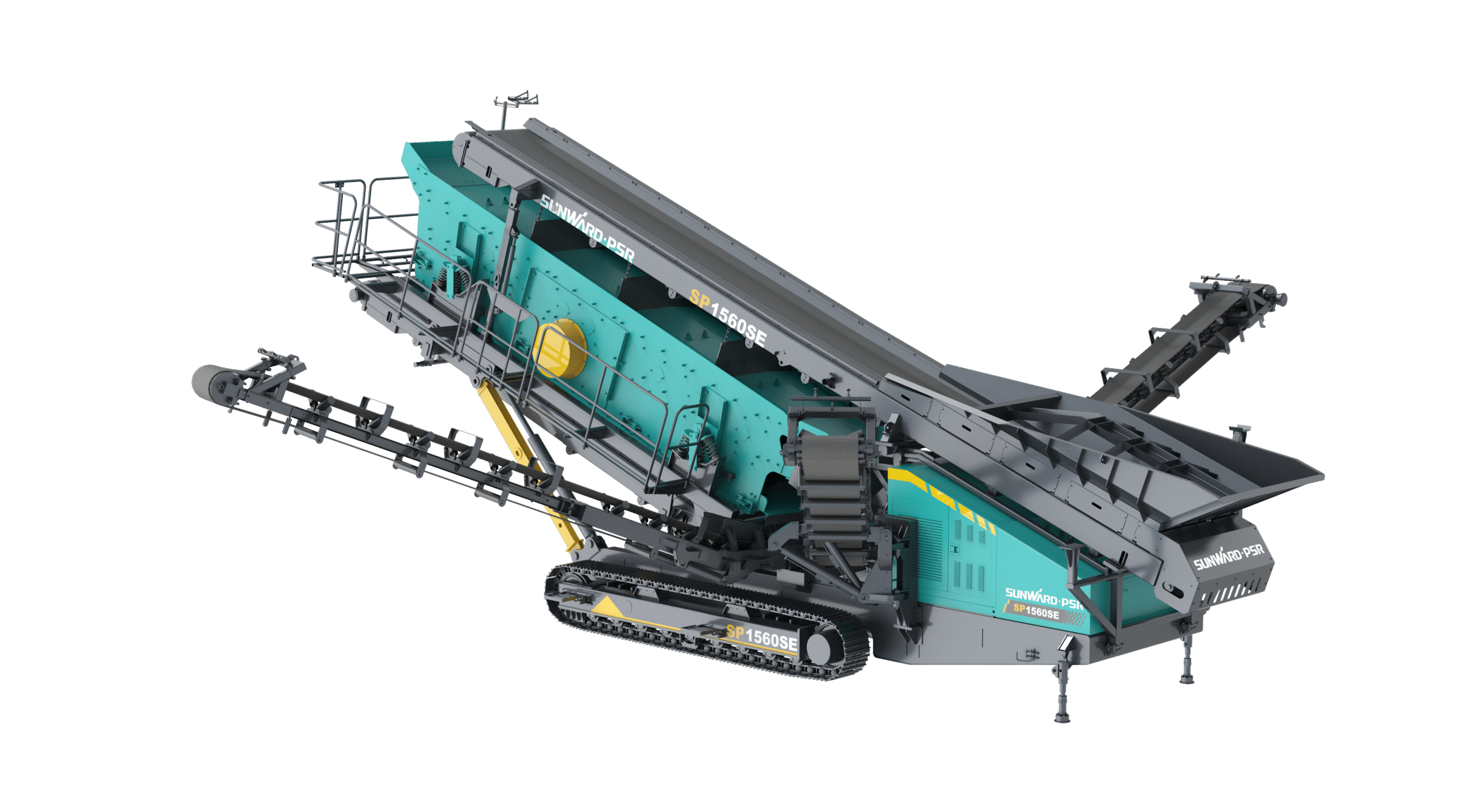 SP1560SE Crawler Screening Plant(Electric) – Sunward AU